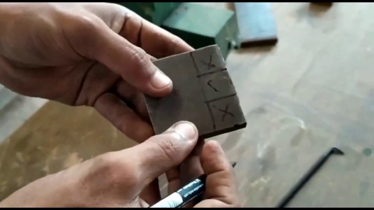 To make a square joint in fitting - YouTube