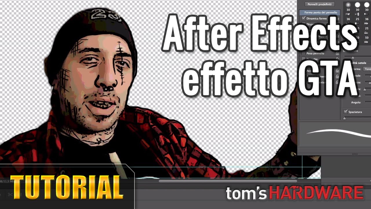 After Effects Tutorial: applicare l'effetto Grand Theft Auto - YouTube