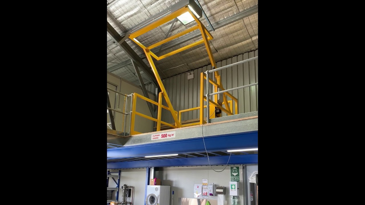 Storeplan | Roll Over Pallet Gate | Mercedes - YouTube