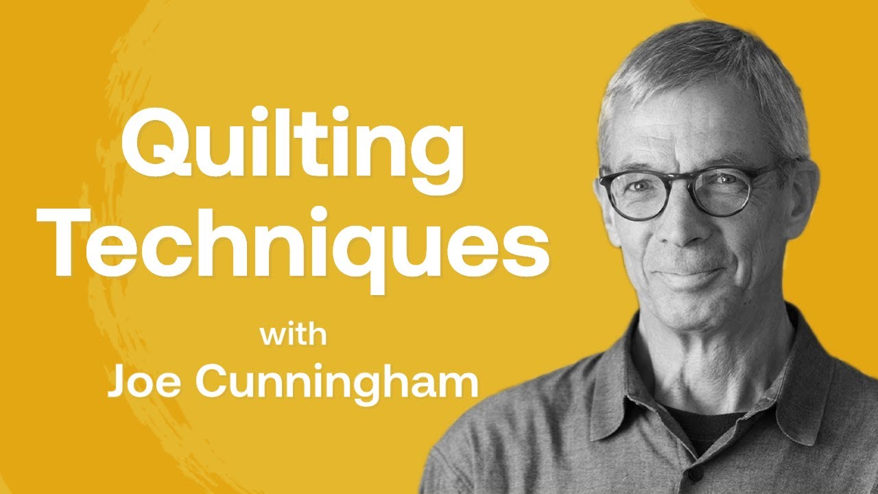 Quilting Techniques and Demonstration with Joe Cunningham - YouTube