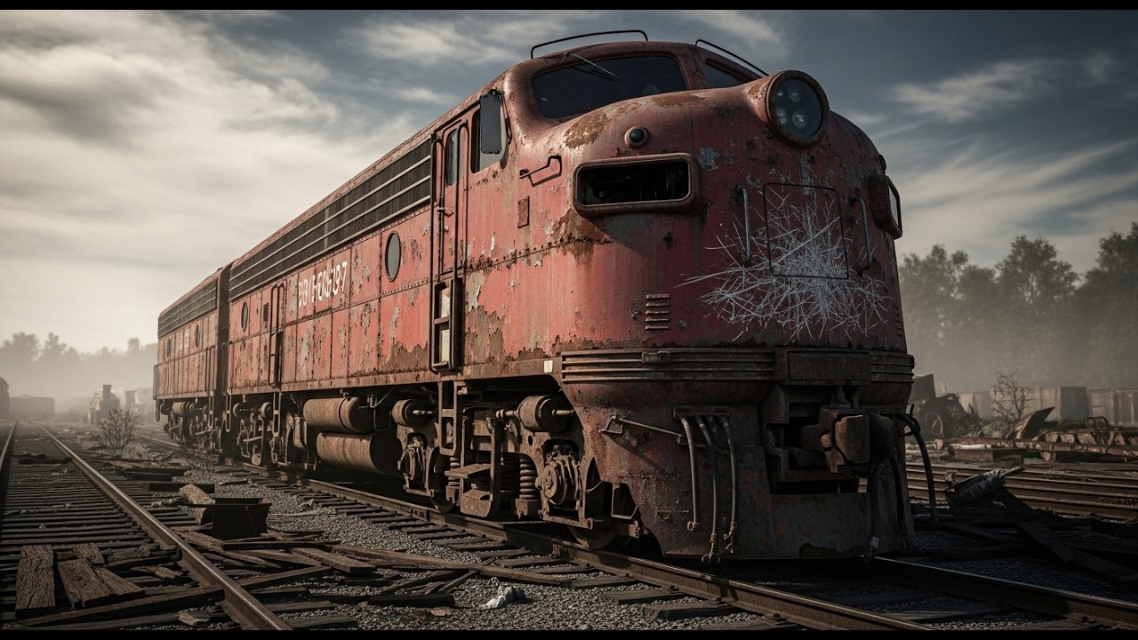 ASMR Car Restoration! 1955 EMD F7 Full Restoration from Abandoned State ...