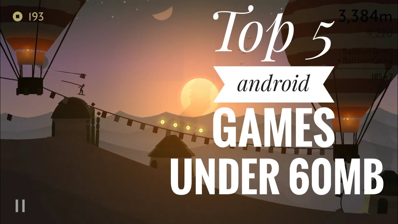 Top 5 android mini games under 60mb amazing graphics - YouTube