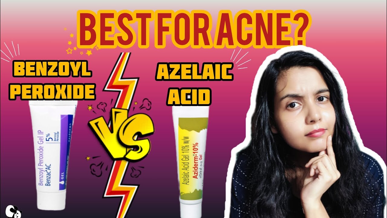 Aziderm Azelaic Acid & Benzac AC Benzoyl Peroxide | How to Use for ACNE ...