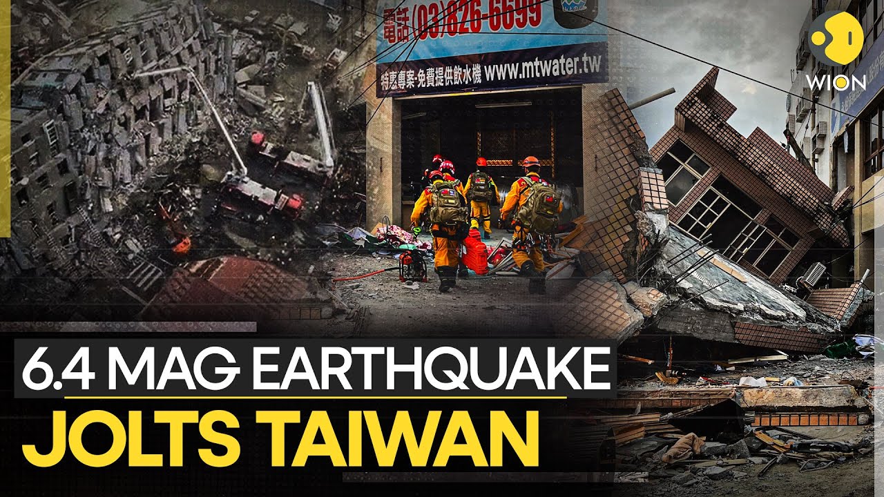Taiwan Earthquake LIVE: High Alert After 6.4 Magnitude Earthquake ...