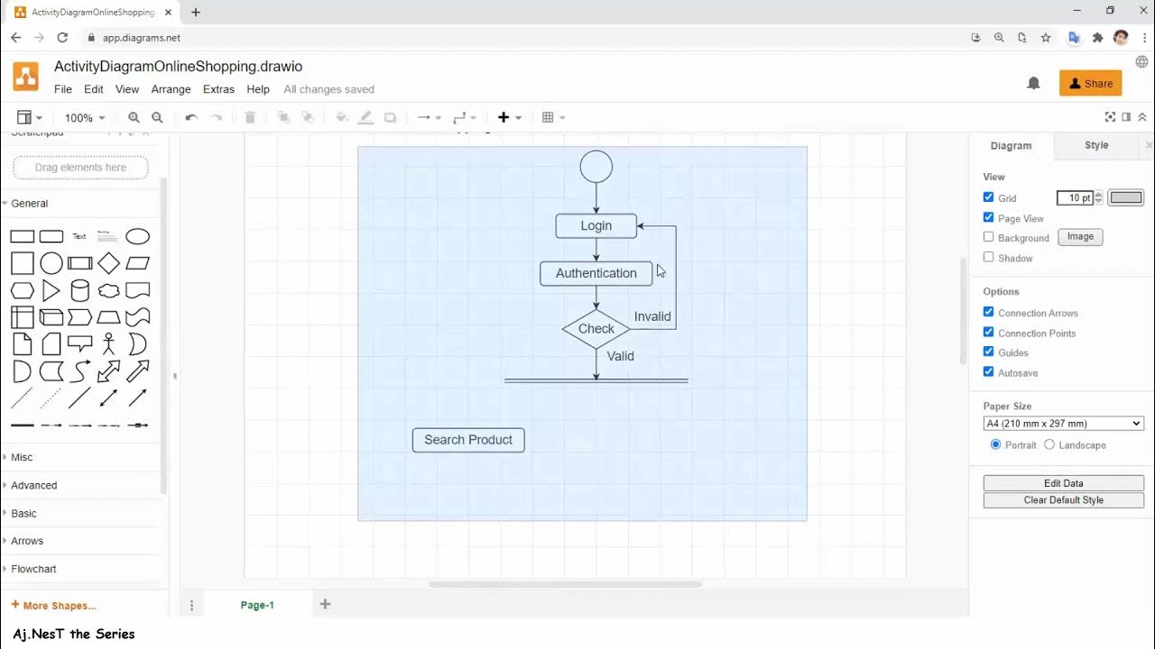 Software Engineering EP.9 เขียน Activity Diagram ออกแบบระบบ Shopping ...