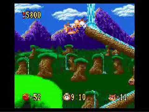 Bubsy level 1 Mega Drive/Genesis - YouTube