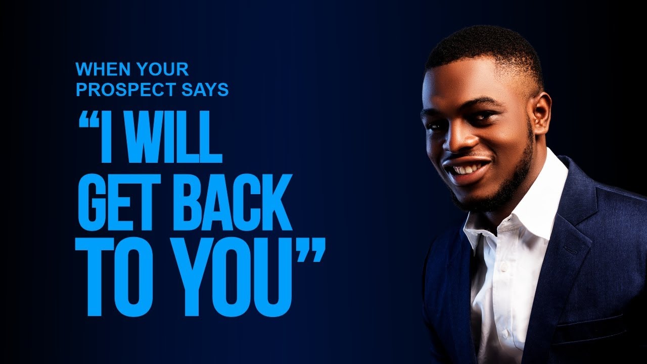 I WILL GET BACK TO YOU - YouTube
