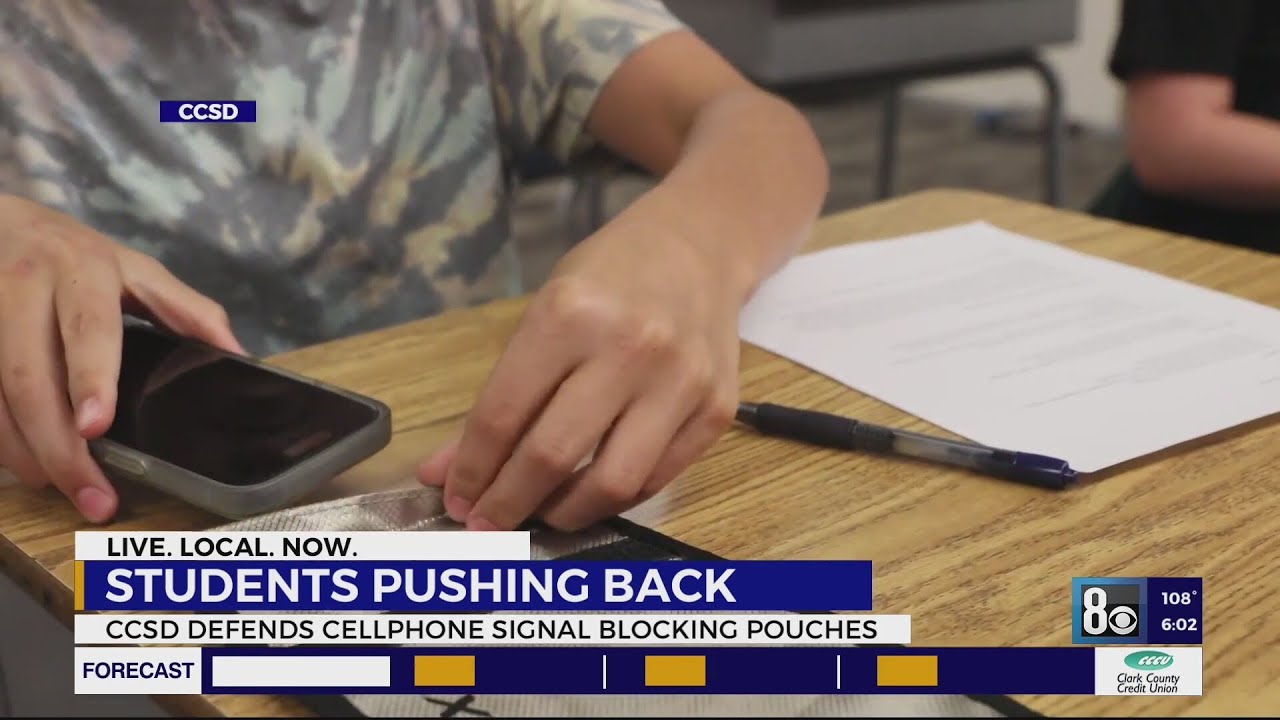 CCSD defends new cell phone policy amid student pushback - YouTube