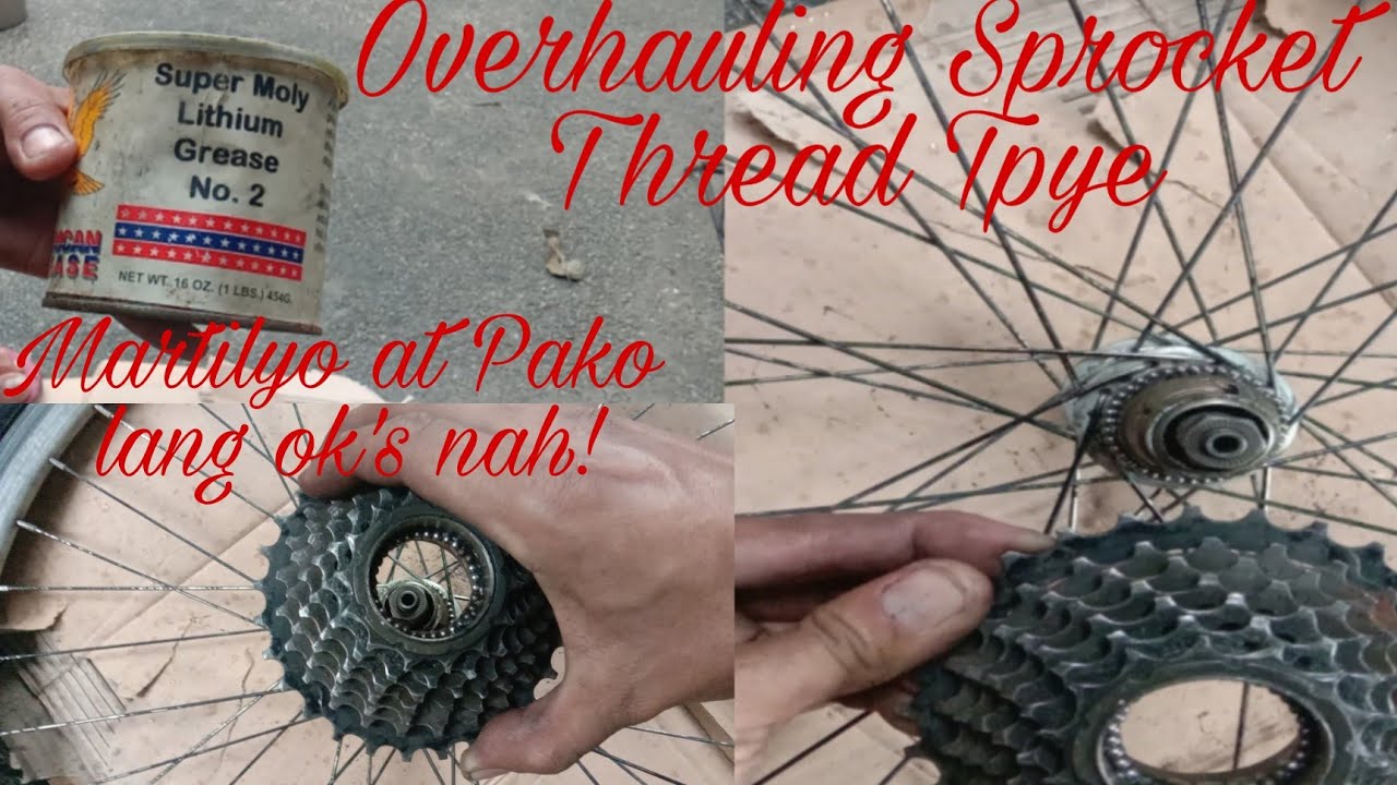 Overhauling Sprocket Thread tpye!! with out Sprocket Remover.. - YouTube