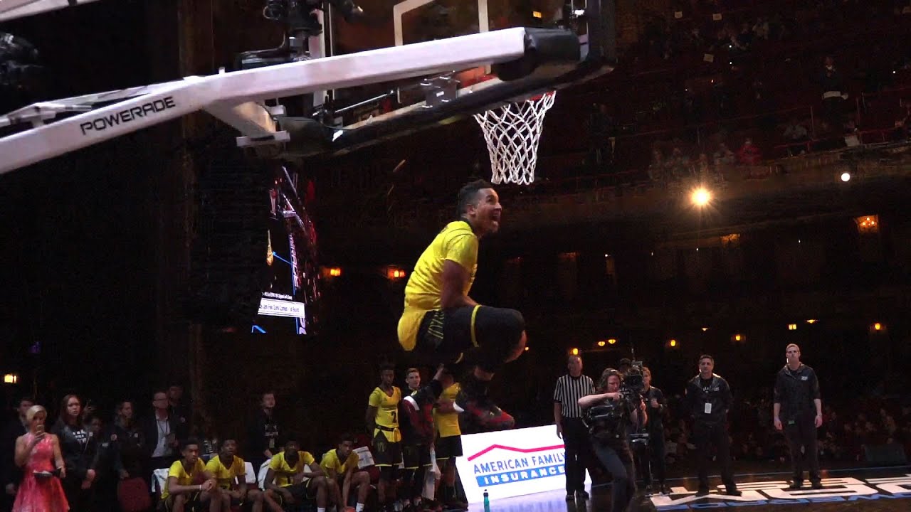 Frank Jackson up and under dunk at the McDonald's All-American Game ...