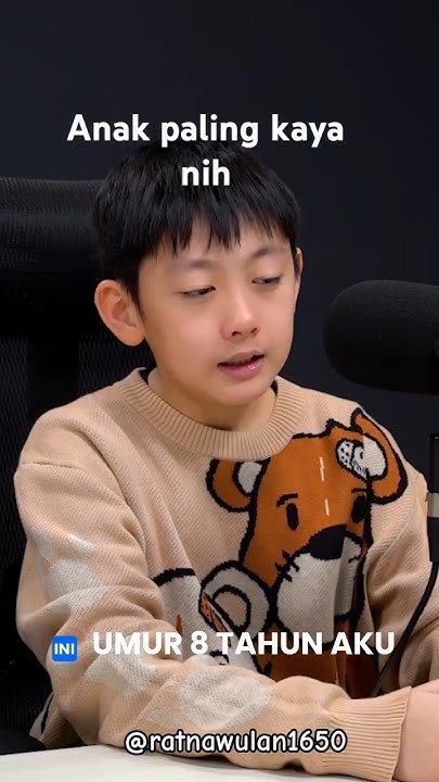 ryu kitaro anak umur 9 tahun sudah kaya raya. tonton selengkapnya di youtube bang @radityadika ...