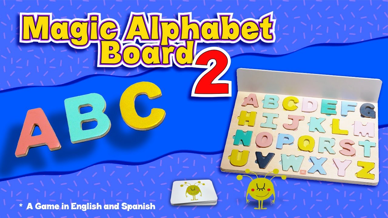 A New Fun & Educational Alphabet Game! | Words in English & Spanish ...