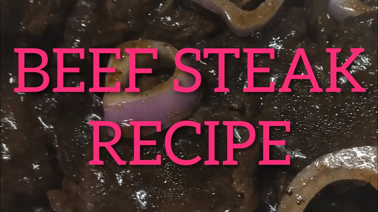 BEEF STEAK (bistek) RECIPE - YouTube