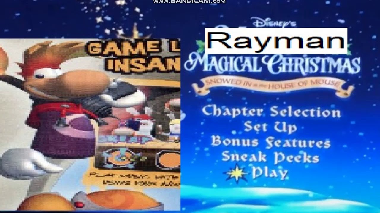 Rayman's Magical Christmas: Snowed in at the House of Mouse DVD Menu ...