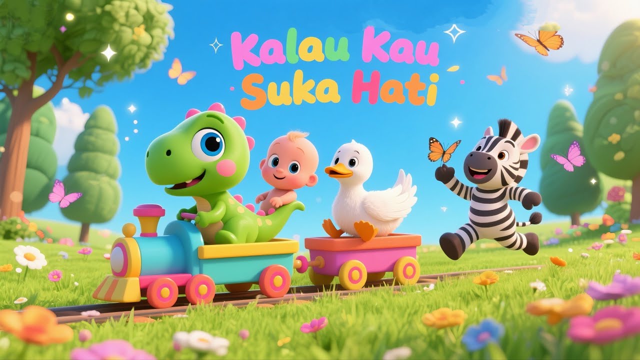 KALAU KAU SUKA HATI | CIT CIT CUIT | 5 BEBEK KECIL BERMAIN | SUARA HEWAN | Bang Kids - YouTube