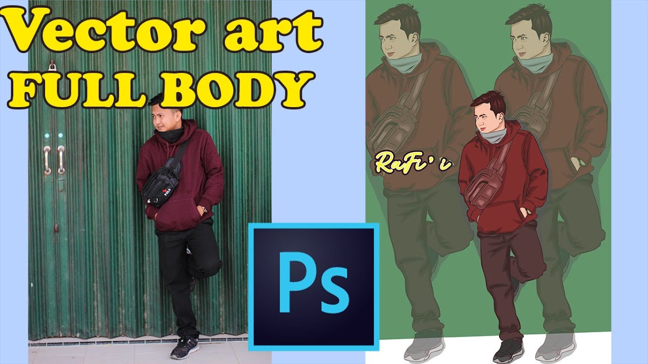 Tutorial Vetor art Full Body (PHOTOSHOP CS 6) - YouTube