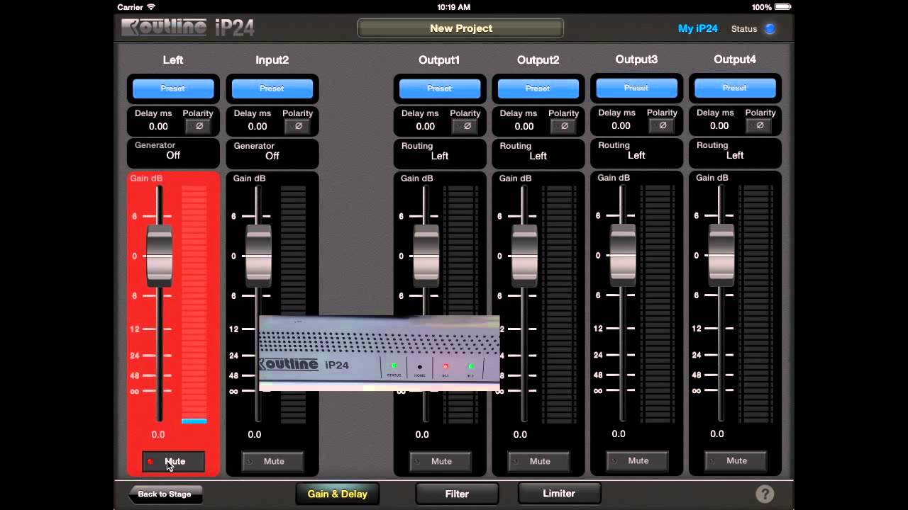 Outline iP24 - Controls - YouTube