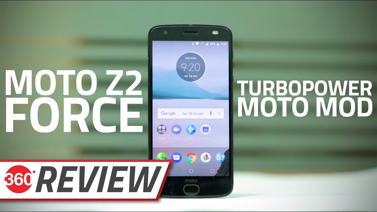 Moto Z2 Force With TurboPower Moto Mod Review - YouTube