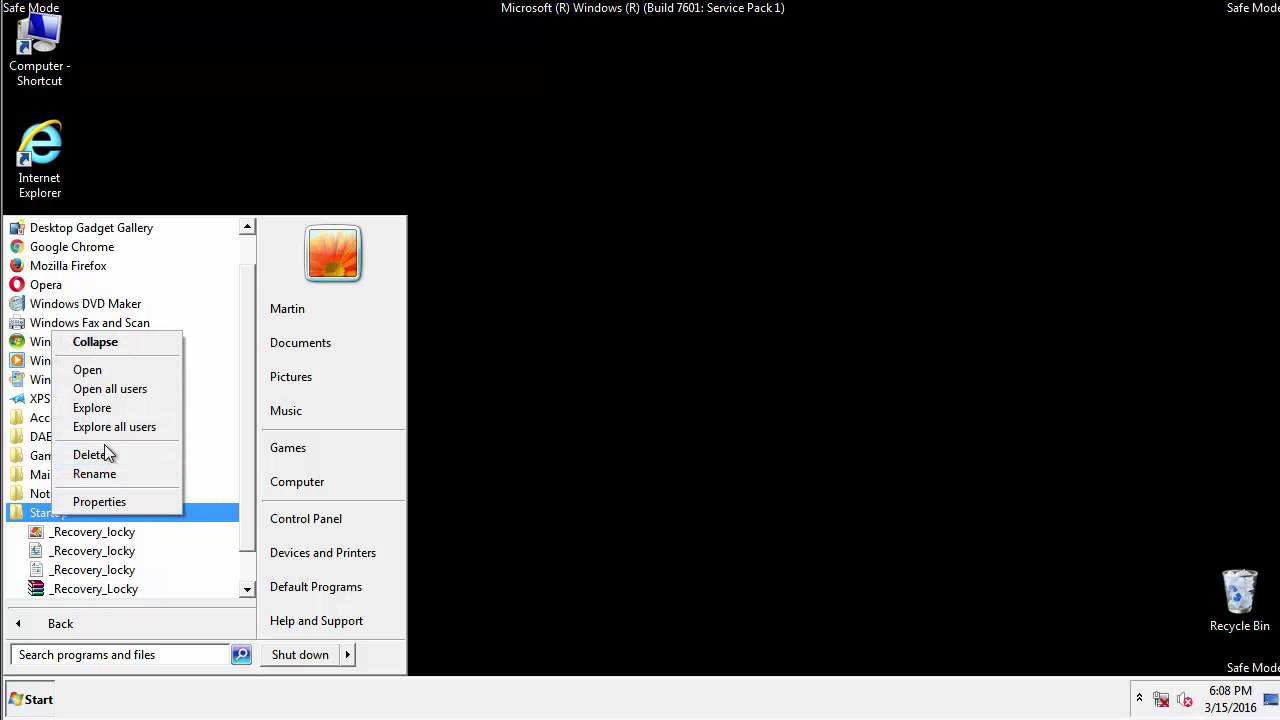 How to Remove Locky Virus Ransomware File Encyption - YouTube