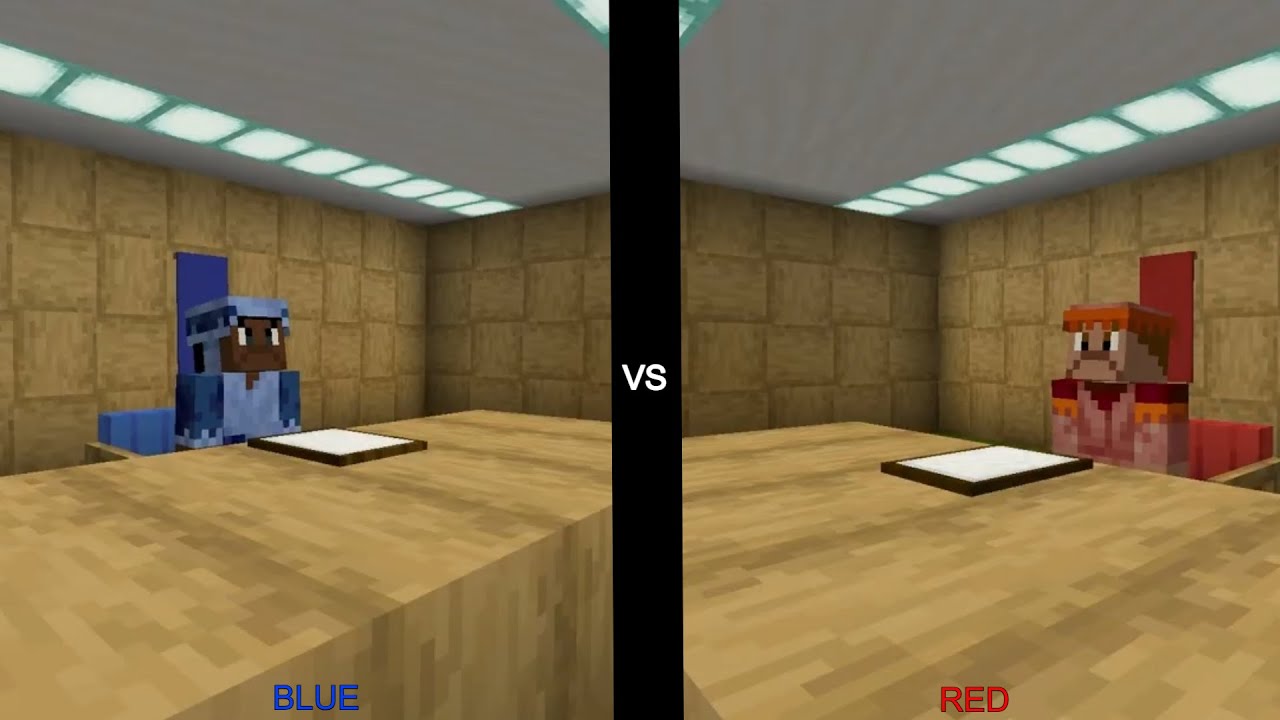 The Great Minecraftian Red v Blue Battle - YouTube
