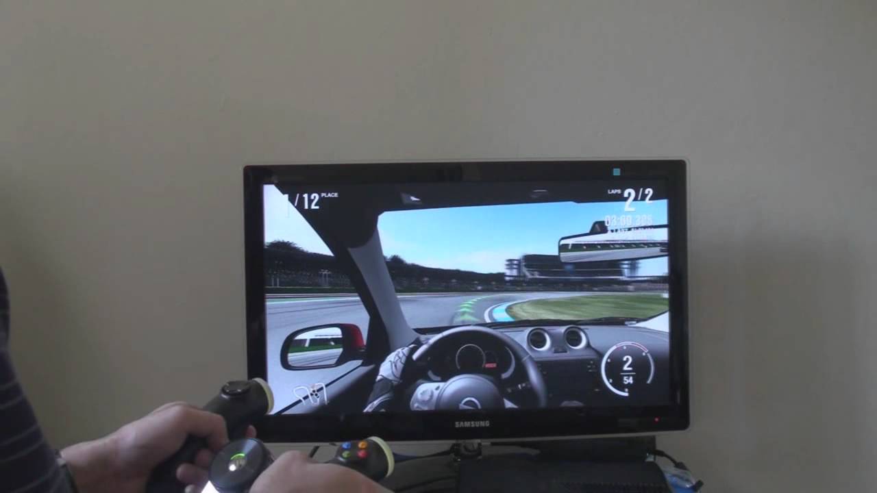 Microsoft Wireless Speed Wheel Video Walkthrough and games - YouTube