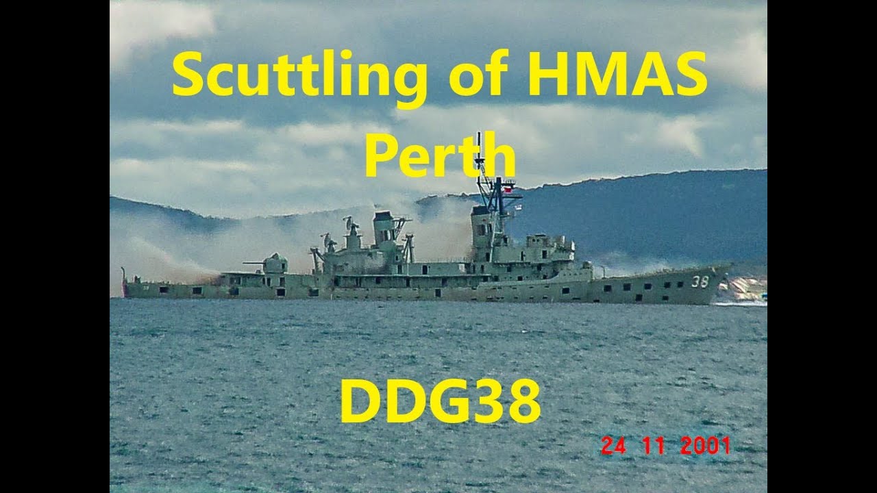 Sinking of HMAS Perth DDG 38 - YouTube