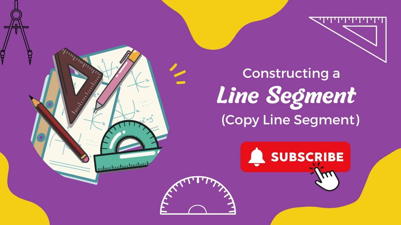 Constructing A Line Segment Copying A Line Segment YouTube Constructing A Line Segment Copying A Line Segment YouTube