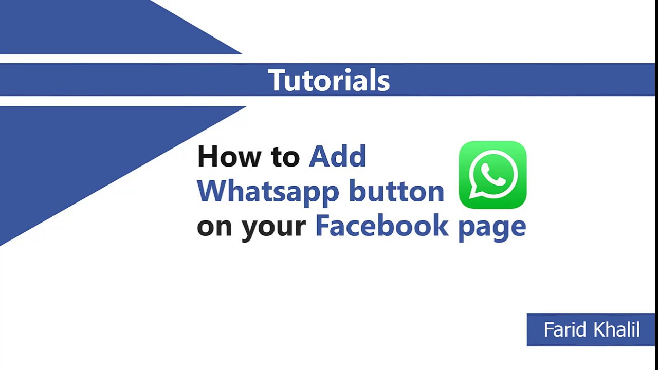How To Add Whatsapp Button Call To Action On Facebook Page Tutorial how-to-add-whatsapp-button-call-to-action-on-facebook-page-tutorial