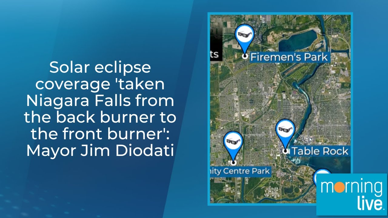 Solar eclipse coverage in Niagara Falls - YouTube