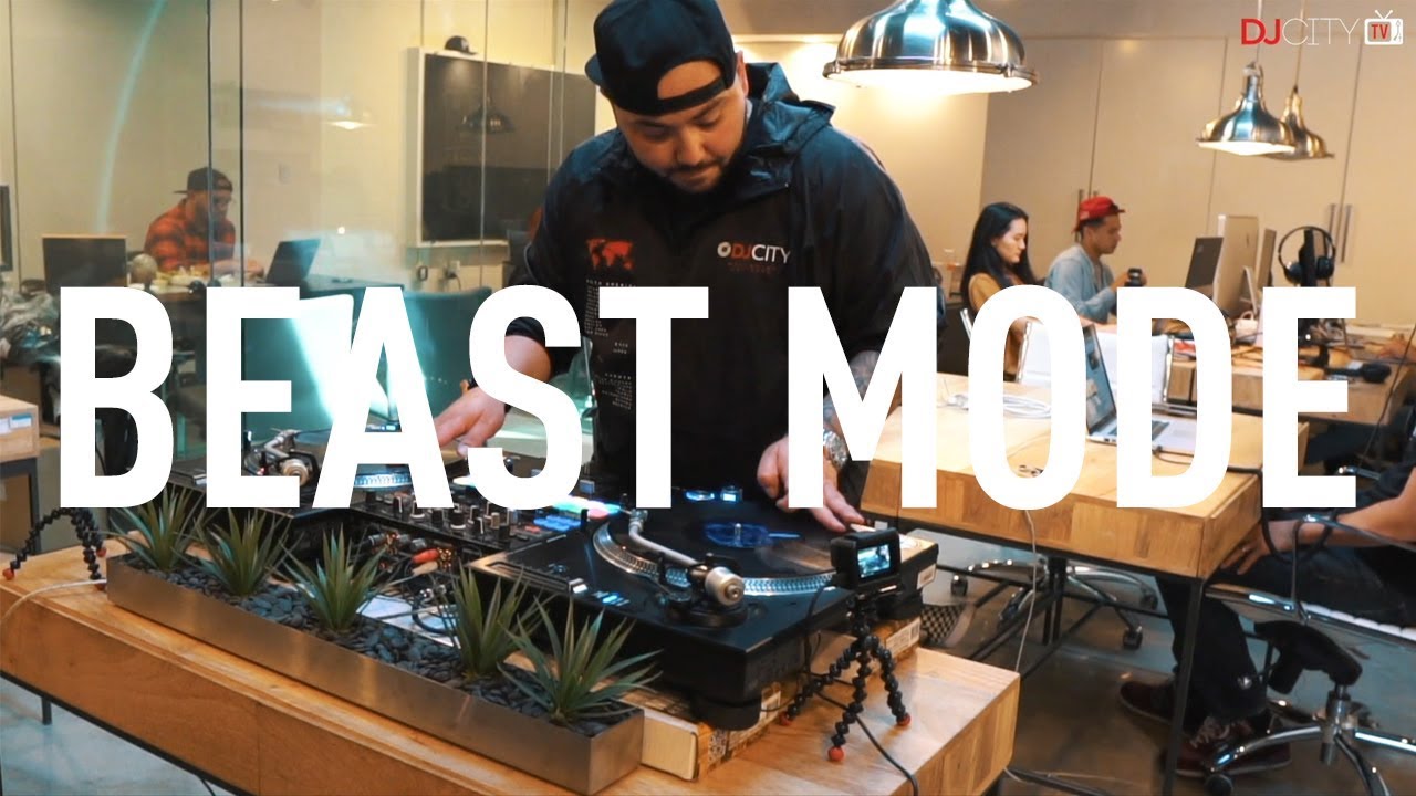 Beast Mode's Surprise Routine for DJcityTV - YouTube