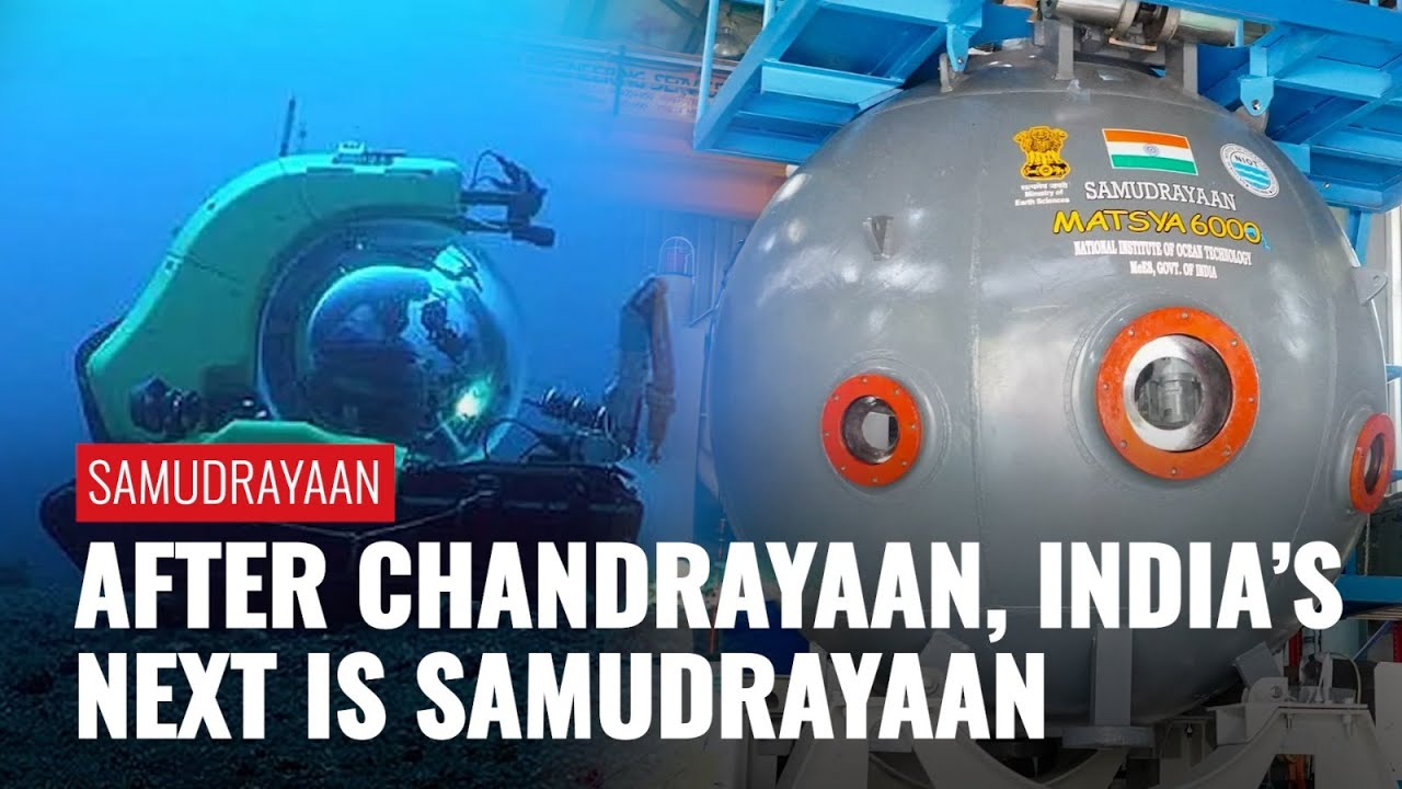 Samudrayaan: India's First Manned Deep-sea Probe To Travel 6 Km Under ...
