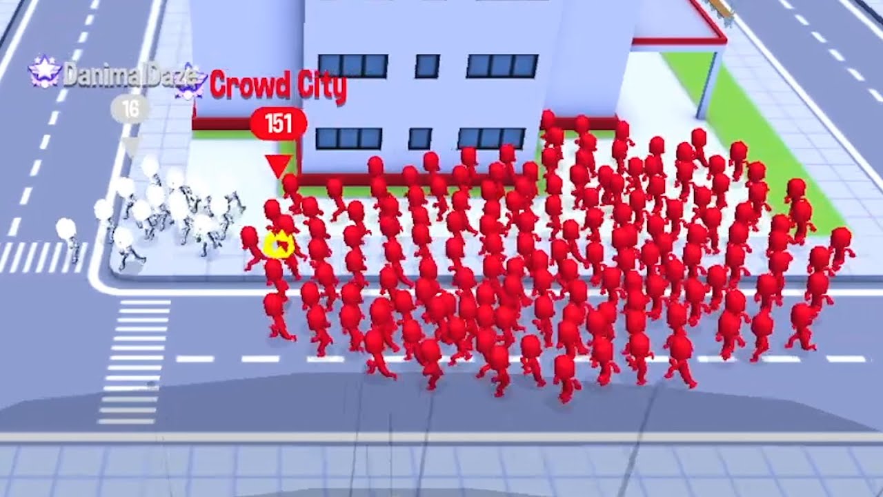 Crowd City World Record Map Control: 100.00% #240 - YouTube