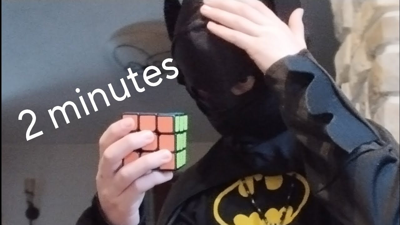 Batman solved a Rubik's cube - YouTube