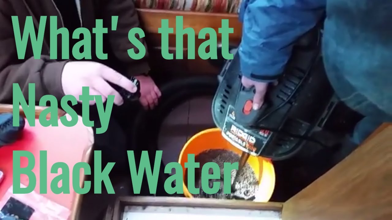 Black Water Cleaning Bilge - YouTube