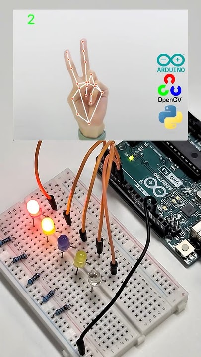 Control LEDs with Fingers Using Python & Arduino Pt.2 - YouTube