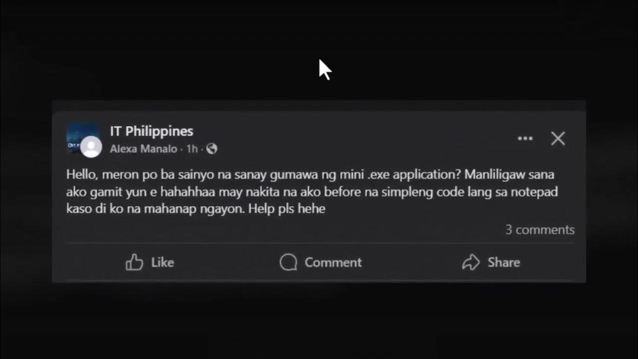 #QuickieTuts - Creating an exe file using python | tagalog | #clmits - YouTube