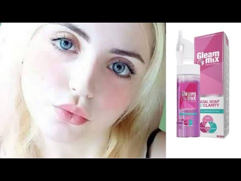 خلى وشك ينور 🌿غسول جليم ميكس تفتيح البشره بياض الثلج Gleam Mix - YouTube