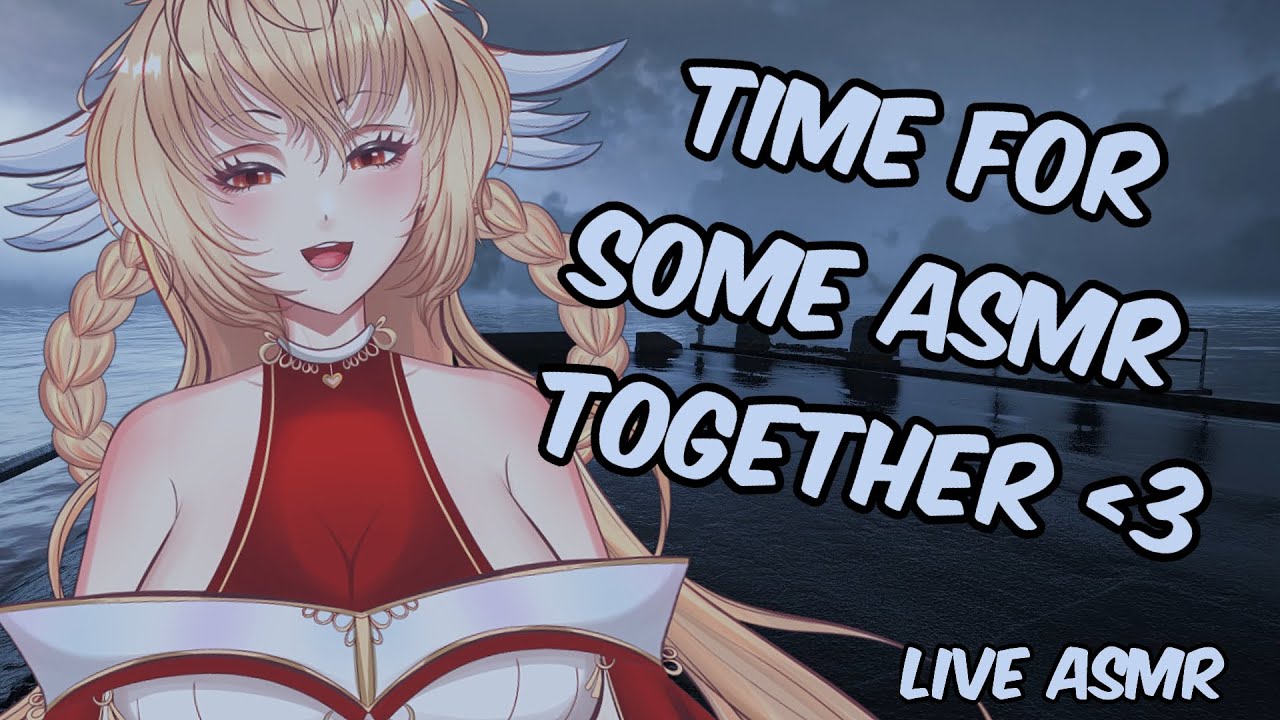 Angel Vtuber Comforts you with ASMR | ASMR LIVE STREAM - YouTube