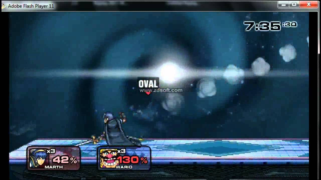 ssf2 marth combo video by oval - YouTube