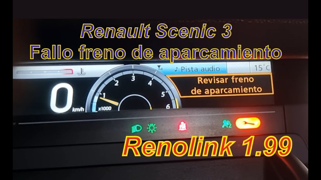 Renault Scenic 3, Fallo de freno de aparcamiento con Renolink. Parking ...