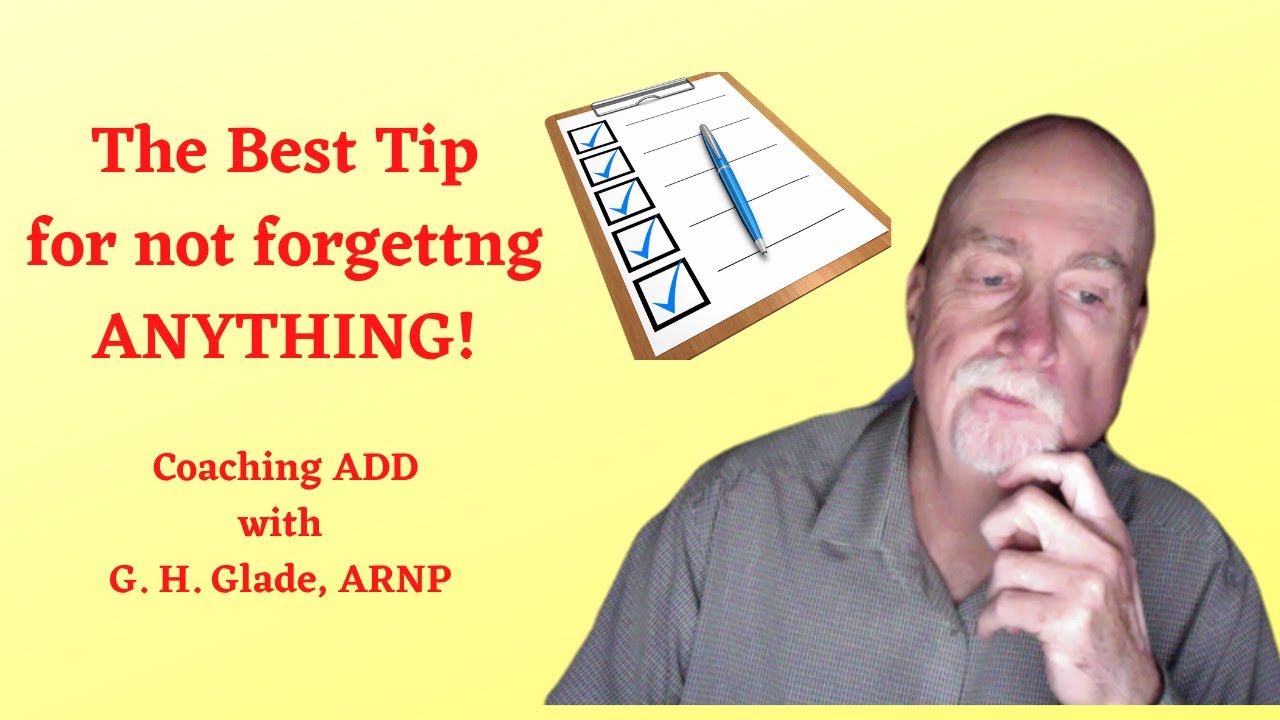 The Best Tip for not Forgetting ANYTHING! - YouTube