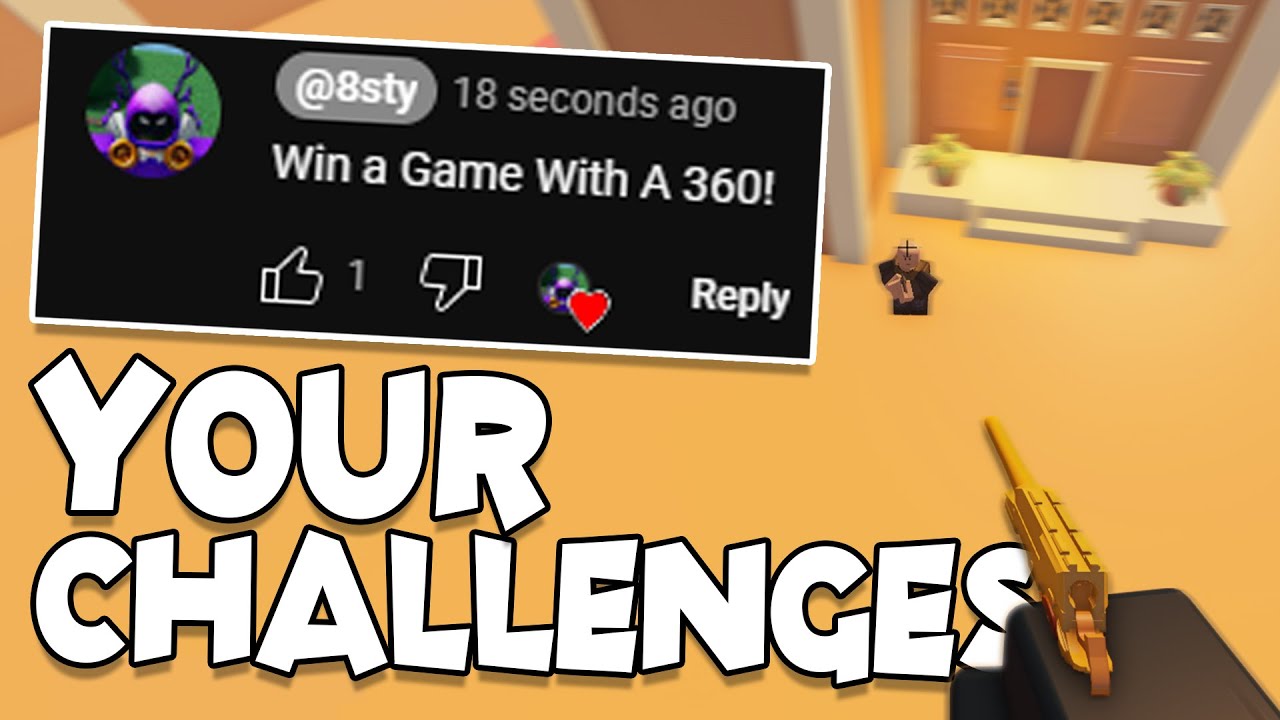 Doing YOUR CHALLENGES In Roblox Arsenal! - YouTube
