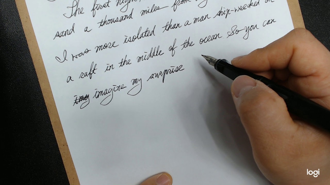 [영어 필기체] 10, 어린왕자 09 The Little Prince Cursive Hand Writing P19-P20 ...