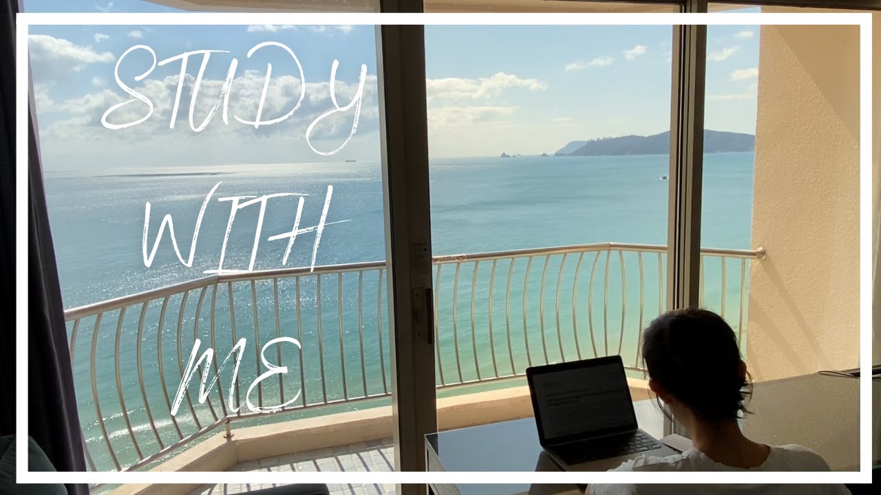 🌊 1 HR Study with Me (Ocean View) | 의사선생과 함께 바닷가에서 공부하는 1시간 스터디윗미 - YouTube