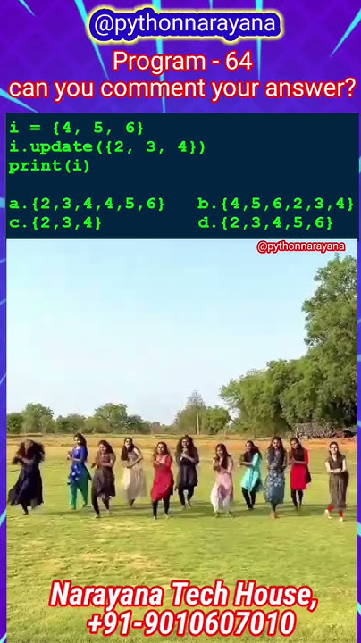 Python Basic Program - 64 - YouTube