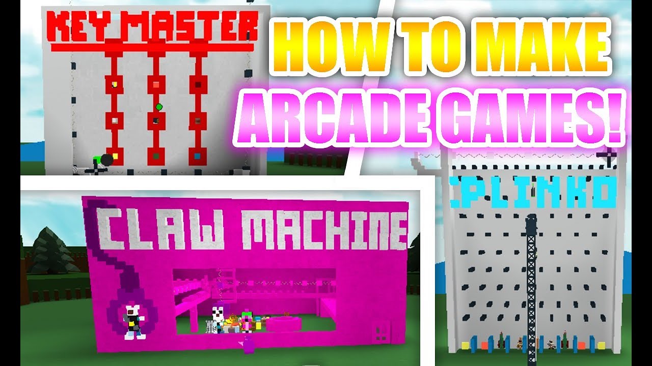 How to Make an Arcade Game in Build a Boat ROBLOX! - YouTube