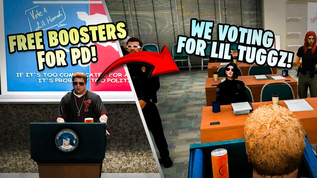 Will Tuggz Be Successful In Convincing PD To Vote For Him?? | NoPixel ...