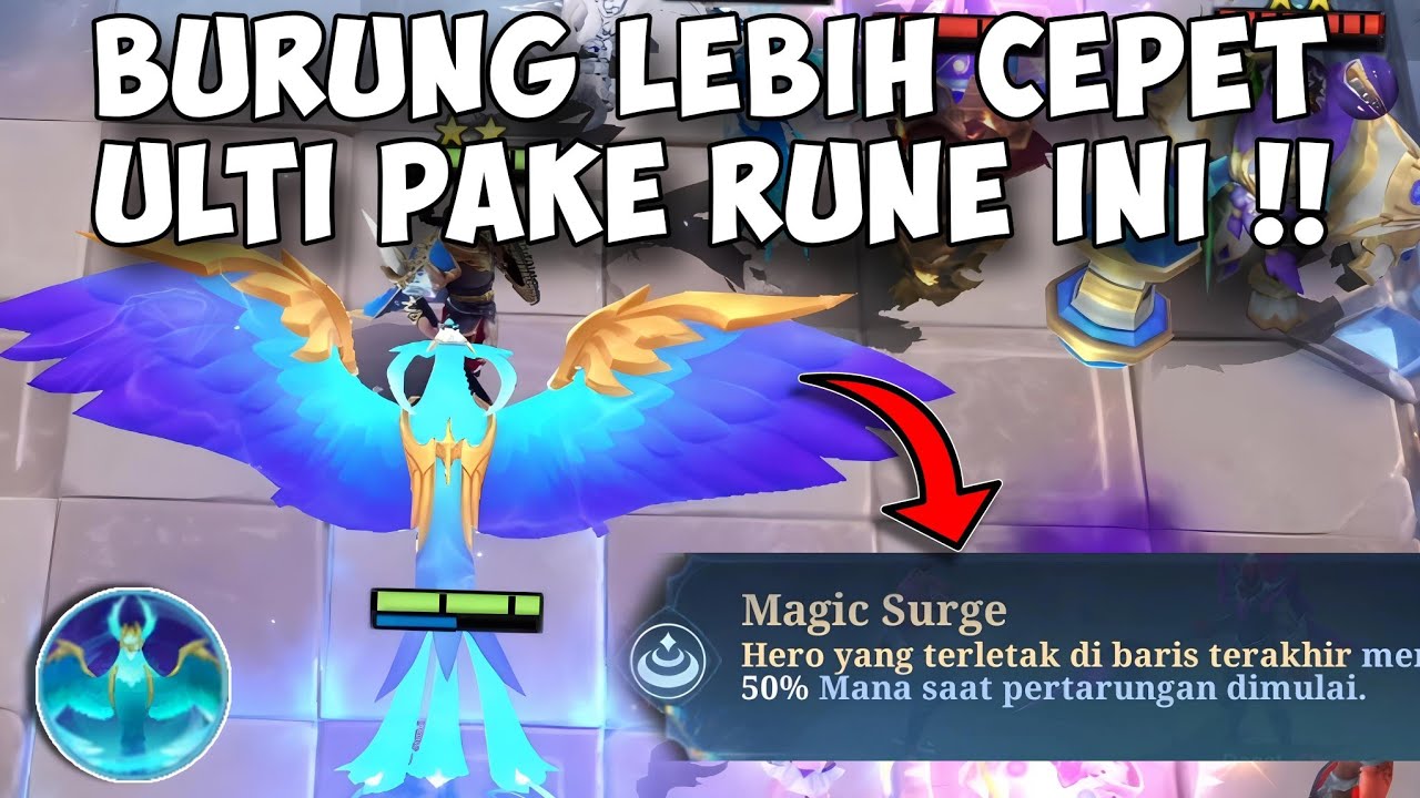 LING SKILL 3 + MAGIC SURGE !! JADI LEBIH CEPET ULTINYA ! COMBO MAGIC CHESS MOBILE LEGENDS 2024 ...