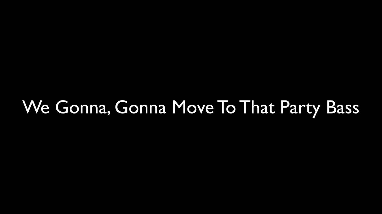 Bombs Away- Party Bass (LYRICS) - YouTube