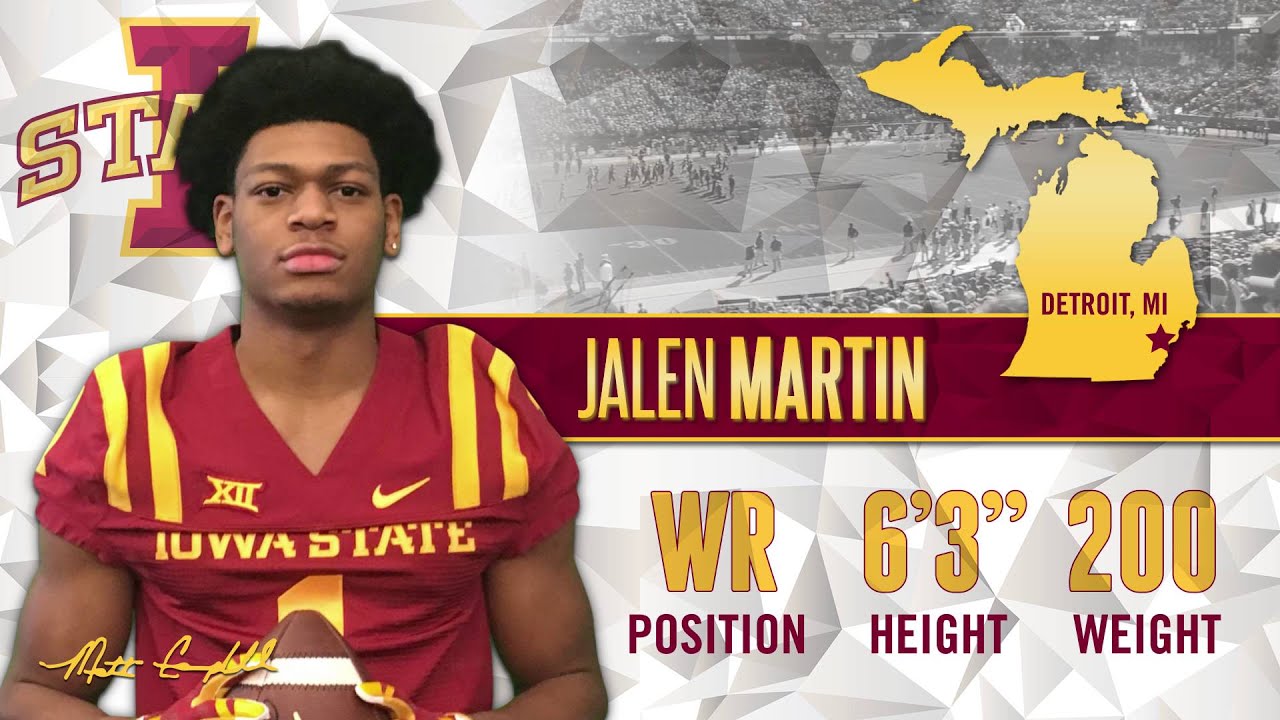 2016 Iowa State Football National Signing Day: Jalen Martin - YouTube